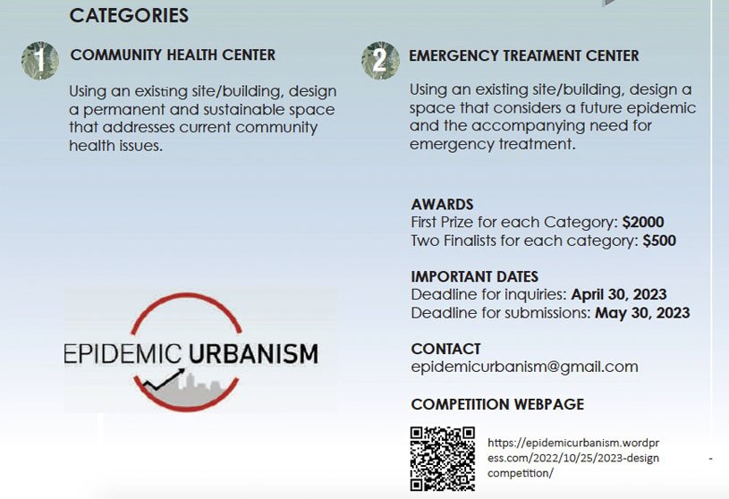 2023 Epidemic Urbanism Initiative Design Competition: Adaptive Reuse ...
