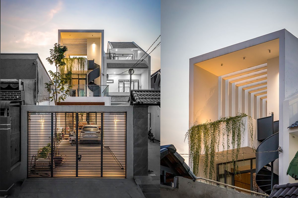 House with Blue Bridge | Story Architecture - ArchiDiaries