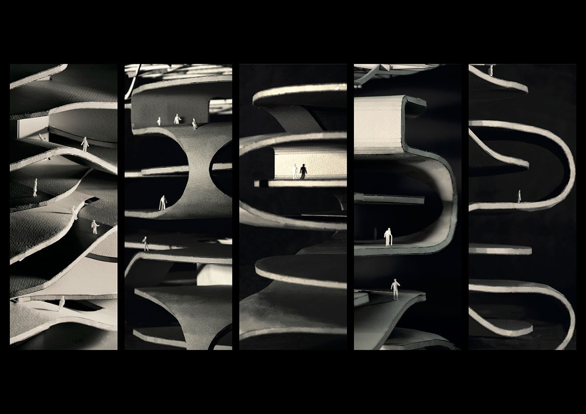 Mobius Tower - Landscape In The Air | Architecture Thesis - ArchiDiaries