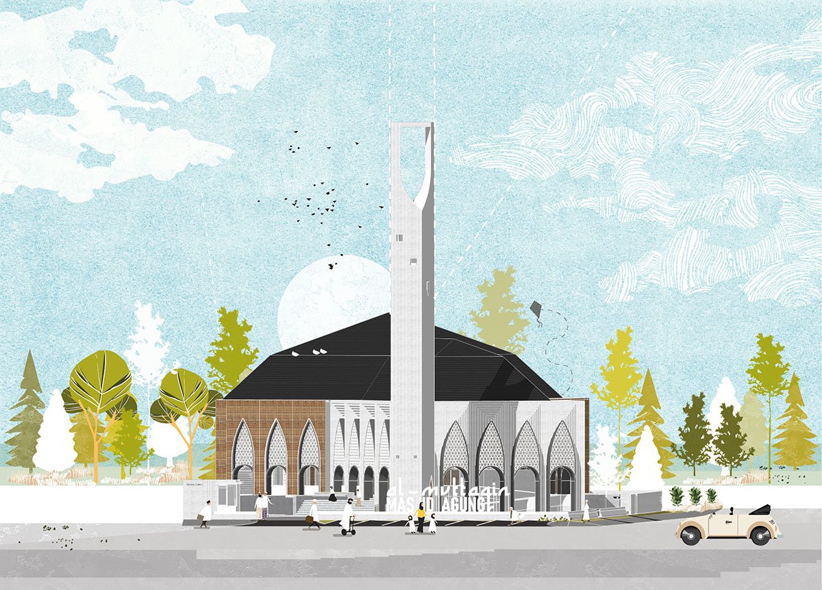 Al-Muttaqin Grand Mosque | Andyrahman Architect - ArchiDiaries