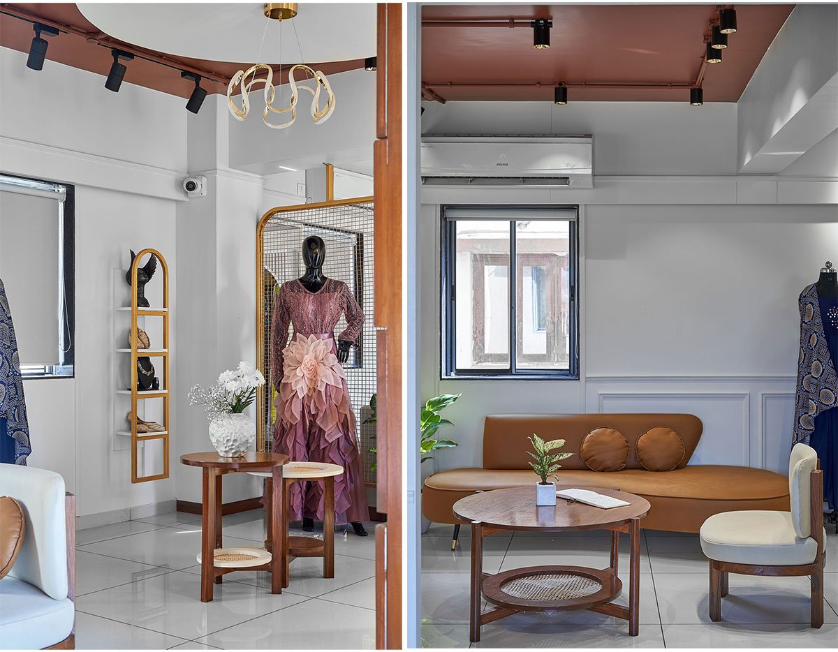 Reviving Elegance-The white rust renewal in fashion store interior design | Ingenious Studio ...